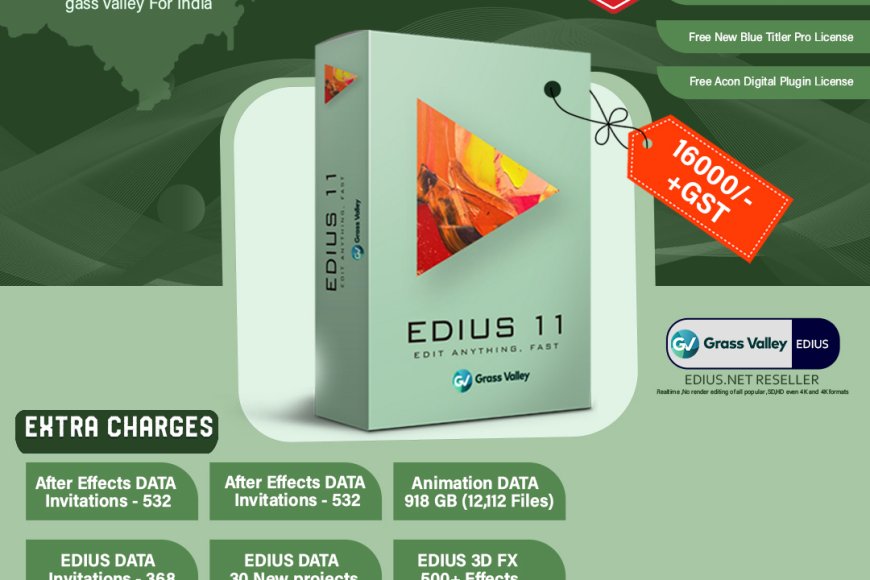 ఎడిట్ పాయింట్ ఇండియా వారి Edius 11 స్పెషల్ ఆఫర్ - PhotoSpot- News Magazine